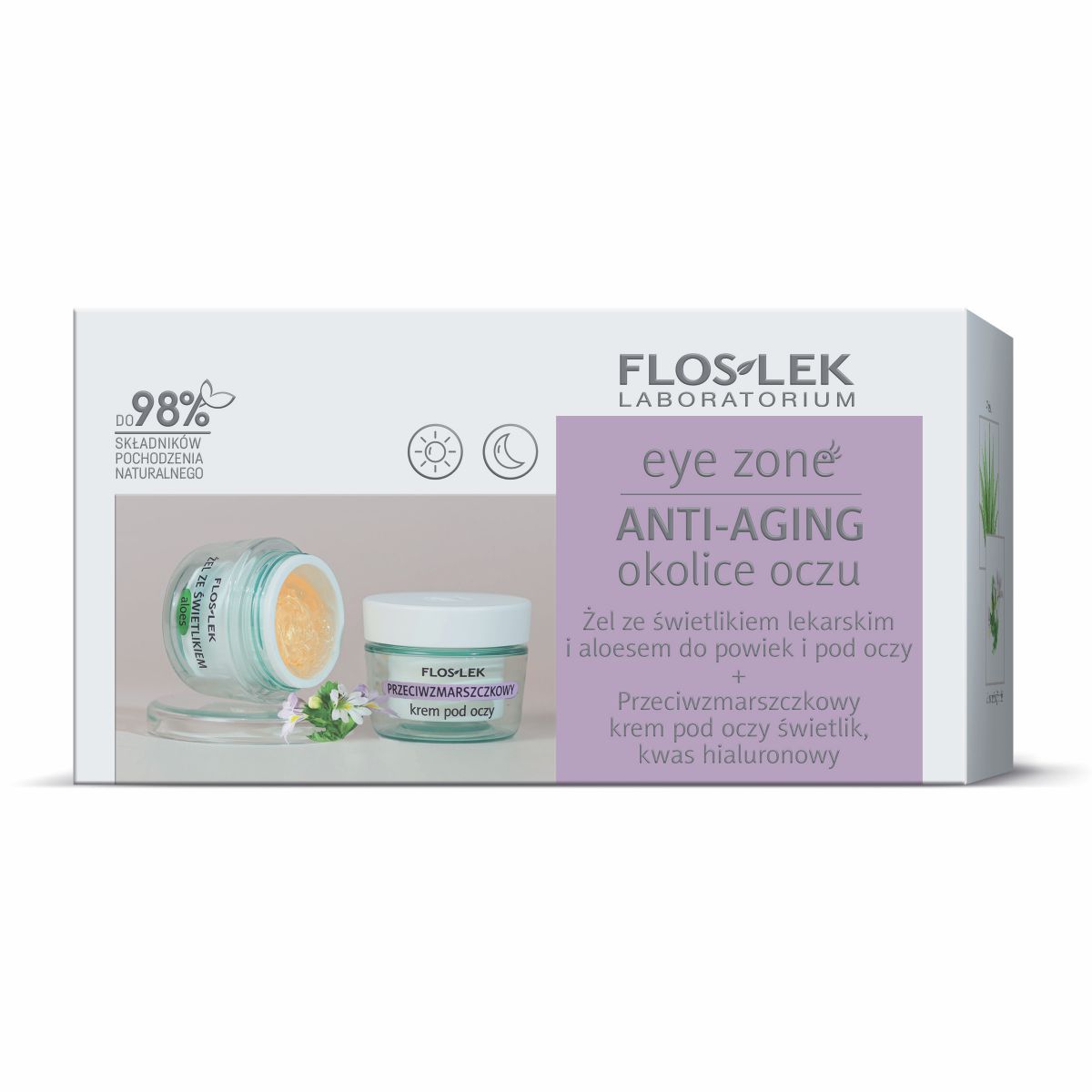 FLOSLEK LABORATORIUM Eye Zone Anti-Aging żel pod oczy 10g + krem pod oczy 15ml | T115-002-0173466